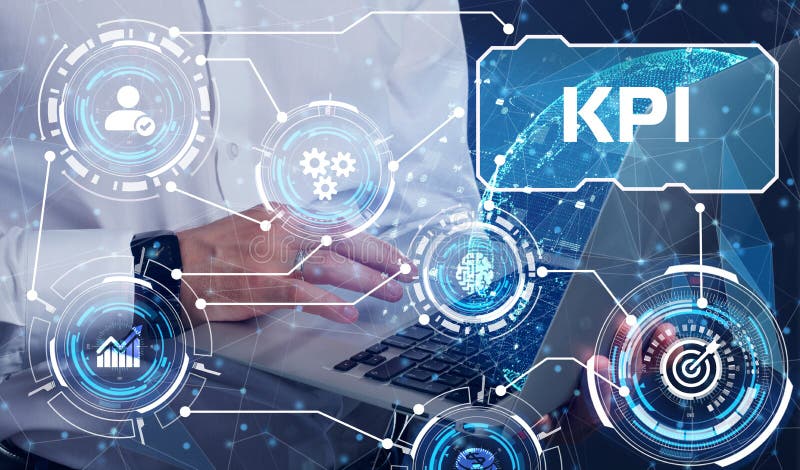 KPI Key Performance Indicator for Business Concept. Business ...