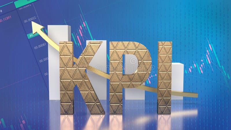 The Kpi Or Key Performance Indicator For Business Concept 3d Rendering