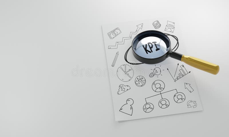 KPI Key Performance Indicator for Business Concept. Business ...