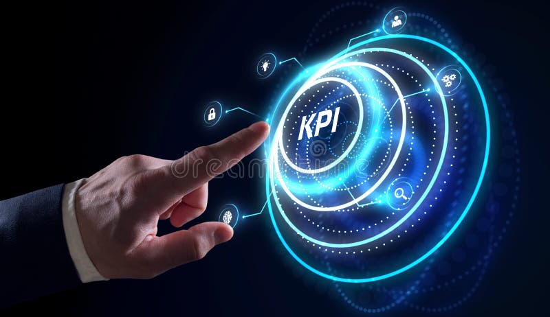 KPI Key Performance Indicator for Business Concept. Business ...