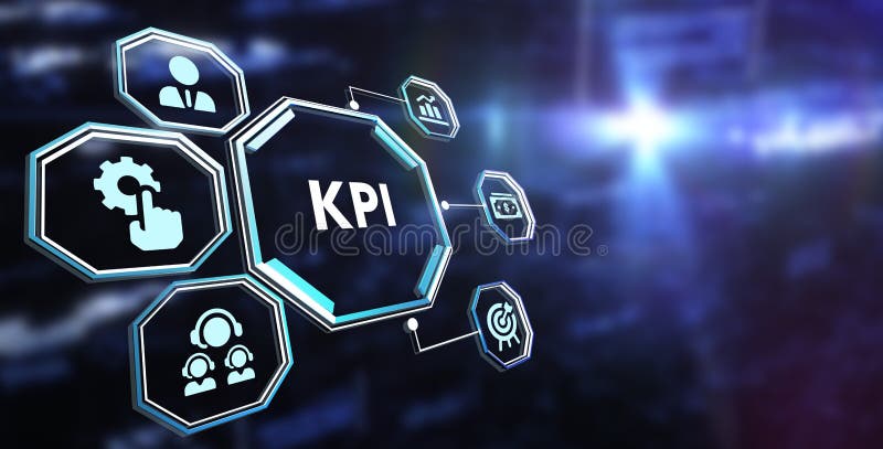 KPI Key Performance Indicator for Business Concept. Business ...