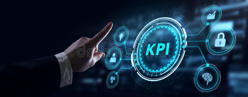 KPI Key Performance Indicator for Business Concept. Business ...