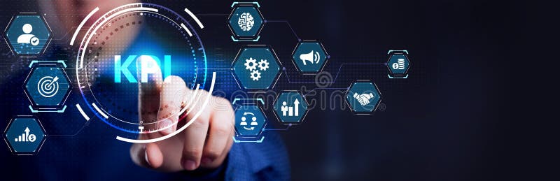 KPI Key Performance Indicator for Business Concept. Business ...