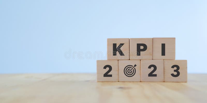 2023 KPI, Key Performance Indicator. Business Goals, Stock Illustration ...