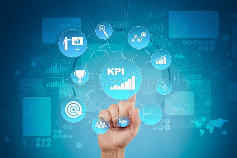 KPI. Key Performance Indicator. Business and Technology Concept. Stock ...