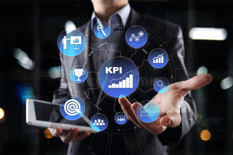 KPI. Key Performance Indicator. Business and Technology Concept. Stock ...