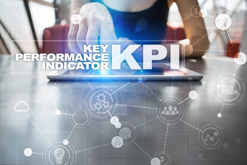 KPI. Key Performance Indicator. Business and Technology Concept. Stock ...