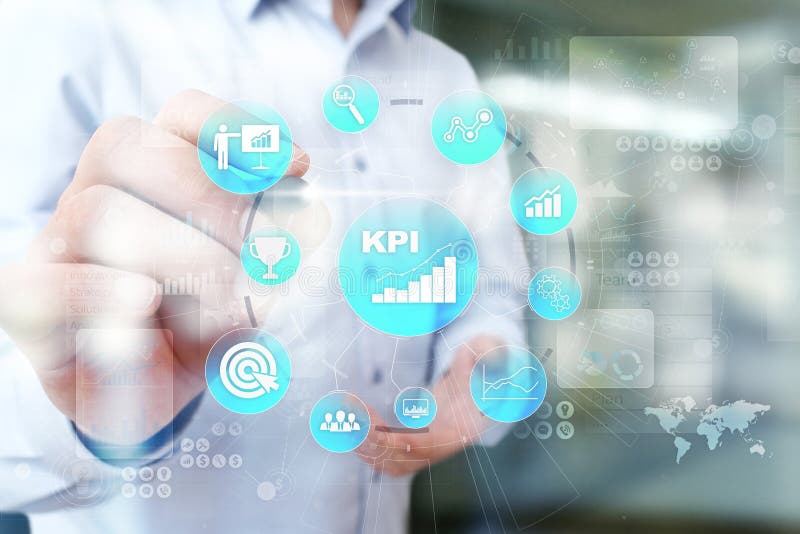KPI. Key Performance Indicator. Business and Technology Concept. Stock ...