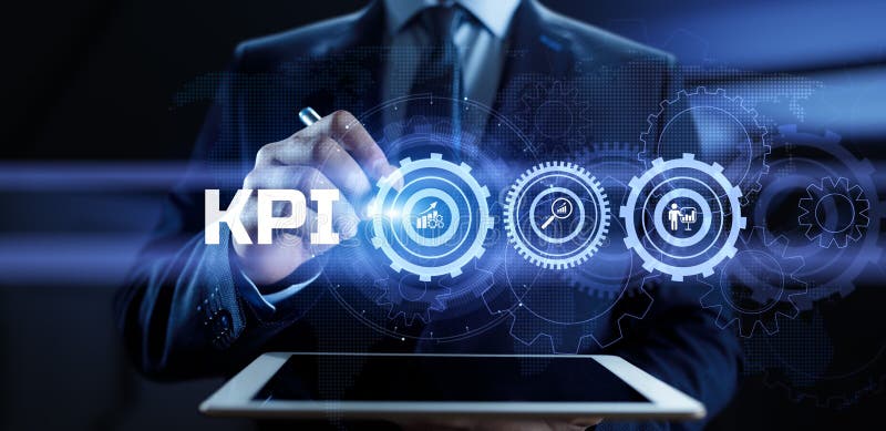 KPI Key Performance Indicator Business and Technology Concept on Screen ...