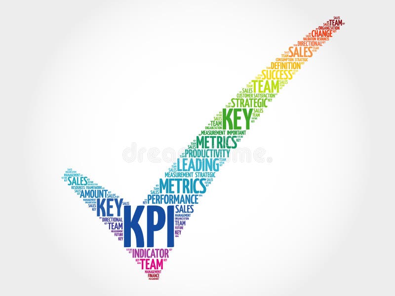 KPI - Key Performance Indicator Check Mark Stock Illustration ...