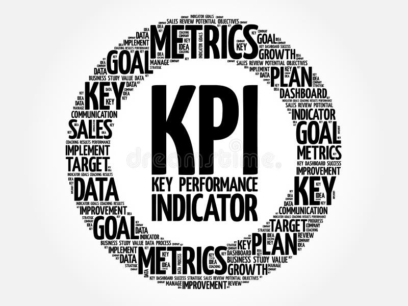 KPI - Key Performance Indicator Circle Stock Illustration ...