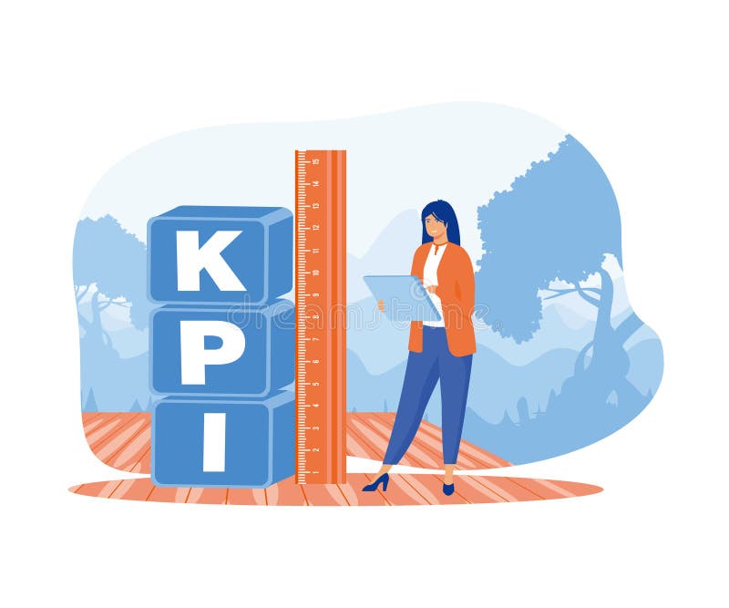 KPI, Key Performance Indicator Measurement To Evaluate Success or Meet ...