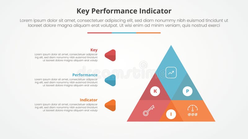 KPI Key Performance Indicator Model Infographic Concept for Slide ...