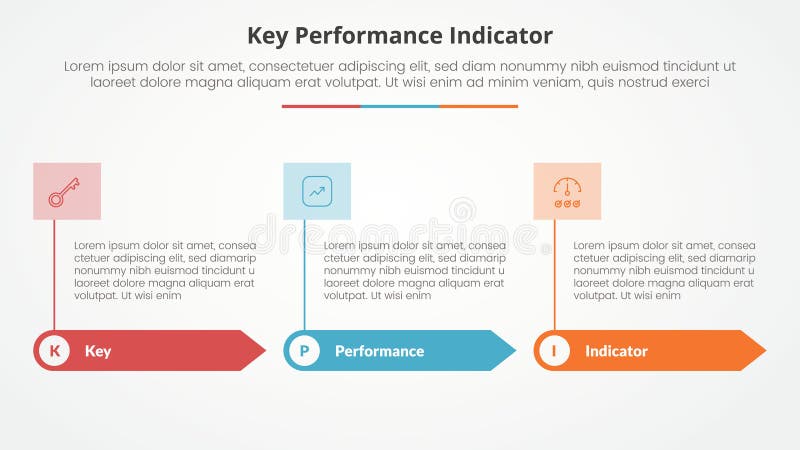 Kpi Key Performance Indicator Model Infographic Concept of Slide ...