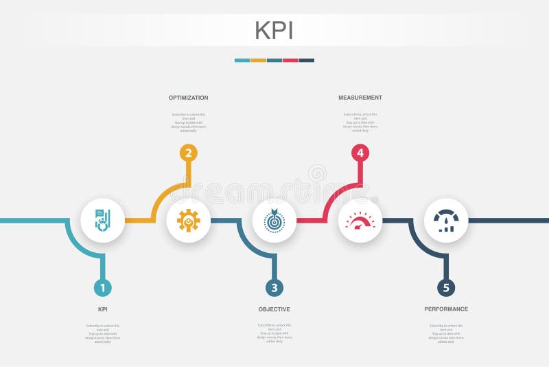 KPI, Optimization, Objective Stock Vector - Illustration of template ...