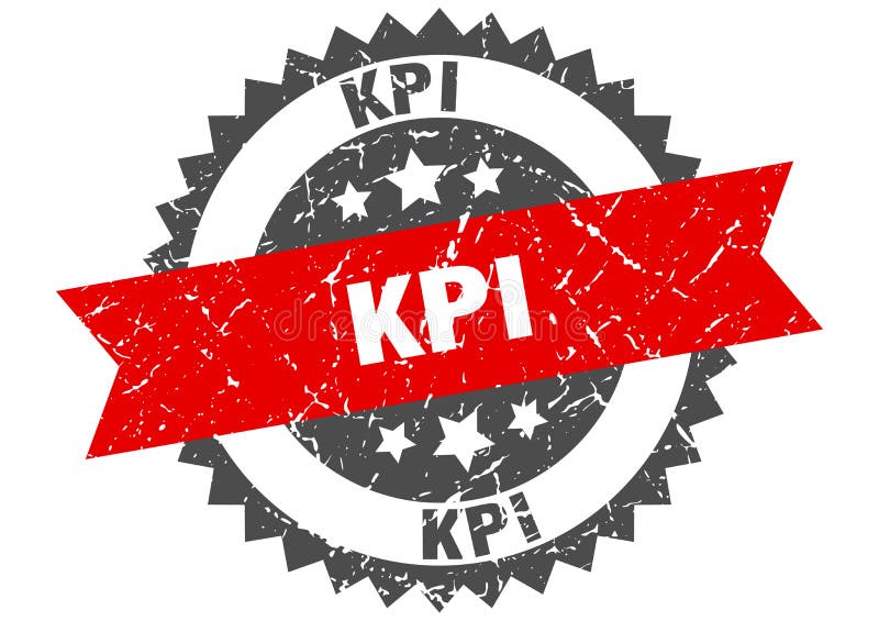 Kpi Stamp. Kpi Grunge Round Sign Stock Vector - Illustration of round ...