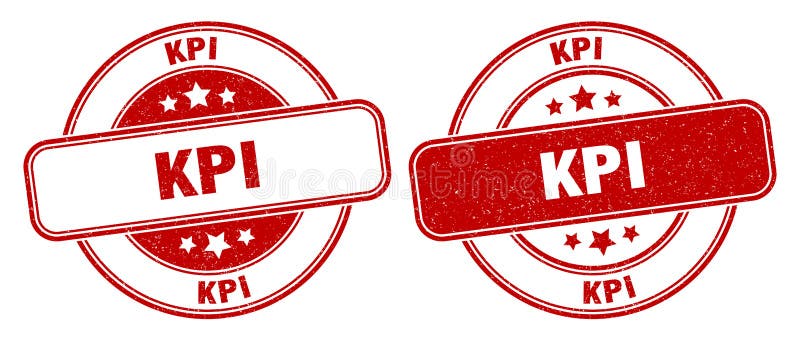 Kpi Stamp. Kpi Label. Round Grunge Sign Stock Vector - Illustration of ...