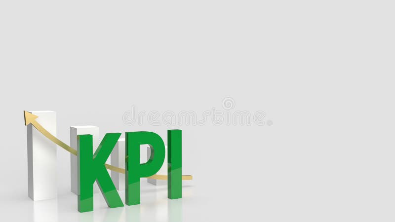 The KPI or Key Performance Indicator for Business Concept 3d Rendering ...