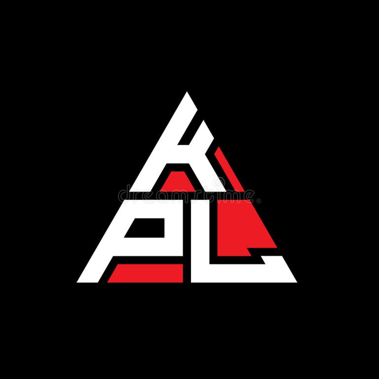 KPL Triangle Letter Logo Design with Triangle Shape. KPL Triangle Logo ...