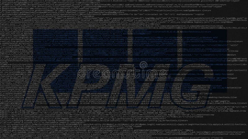 SAP SE Logo Made of Source Code on Computer Screen. Editorial Loopable Animation Stock Footage ...