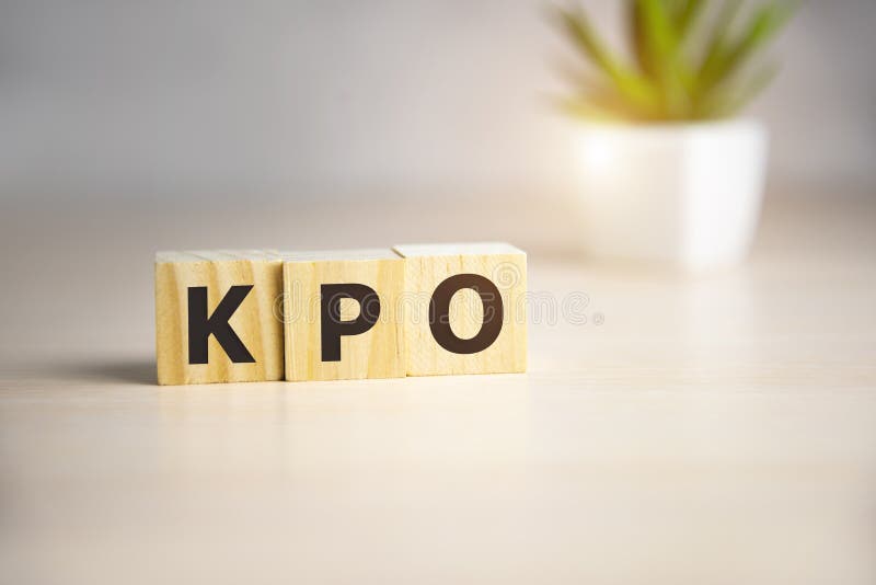 KPO - Knowledge Process Outsourcing, Acronym Business Concept on Wooden ...