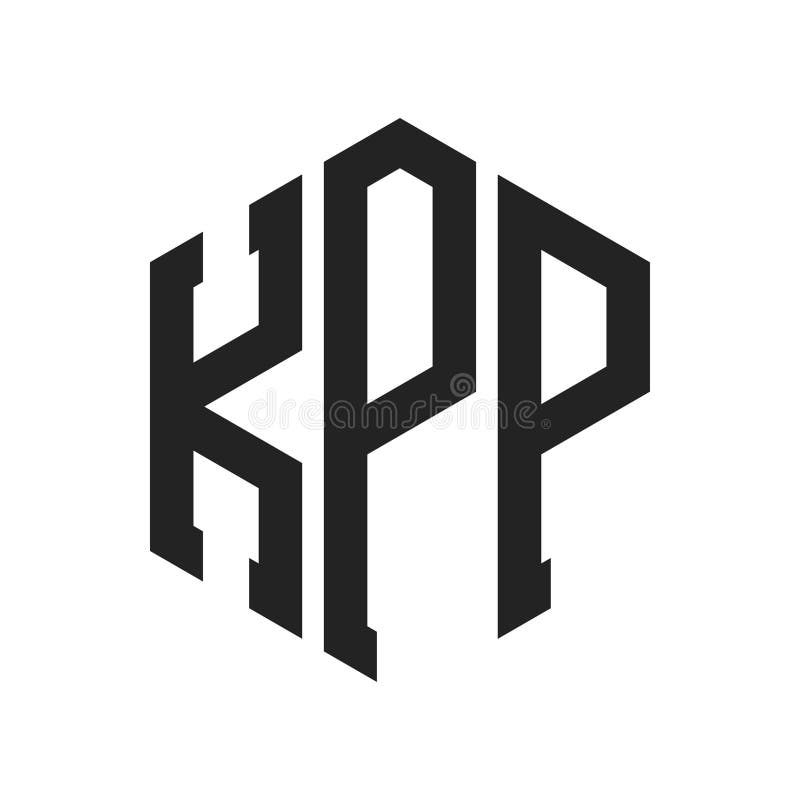KPP Logo Design. Initial Letter KPP Monogram Logo Using Hexagon Shape ...