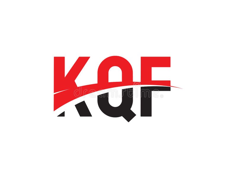 KQF Letter Initial Logo Design Vector Illustration Stock Vector ...
