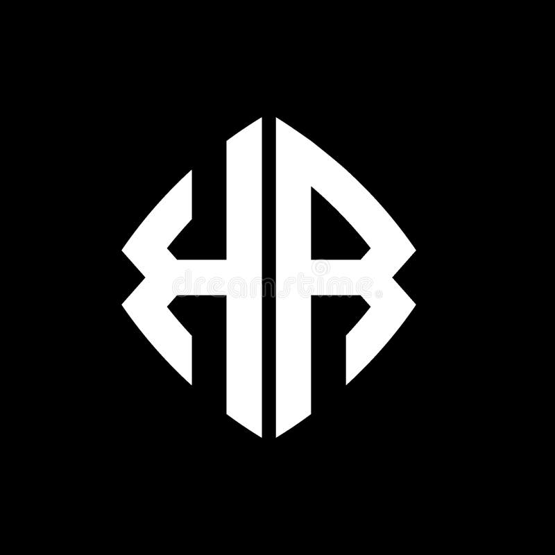 KR Geometric Monogram Logo Curved Square Style Stock Illustration ...