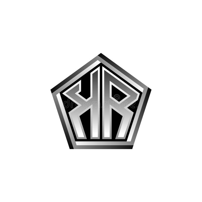 KR Logo Monogram Silver Geometric Modern Design Stock Vector - Illustration of logos, initial ...