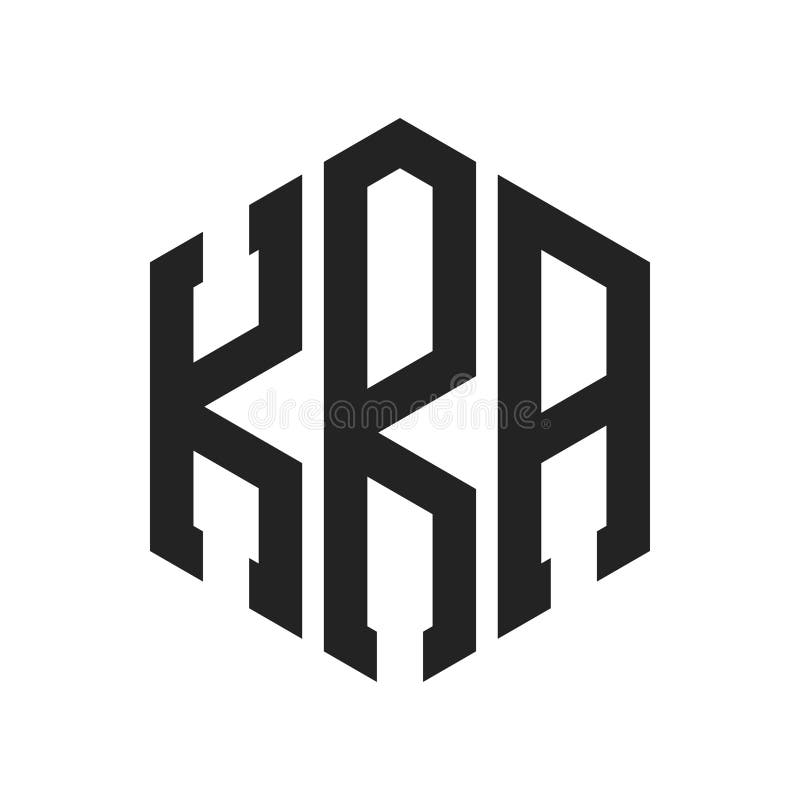 KRA Logo Design. Initial Letter KRA Monogram Logo Using Hexagon Shape ...