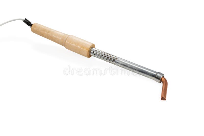 Krachtige soldeerbout stock foto. Image of koper, apparatuur - 74978374