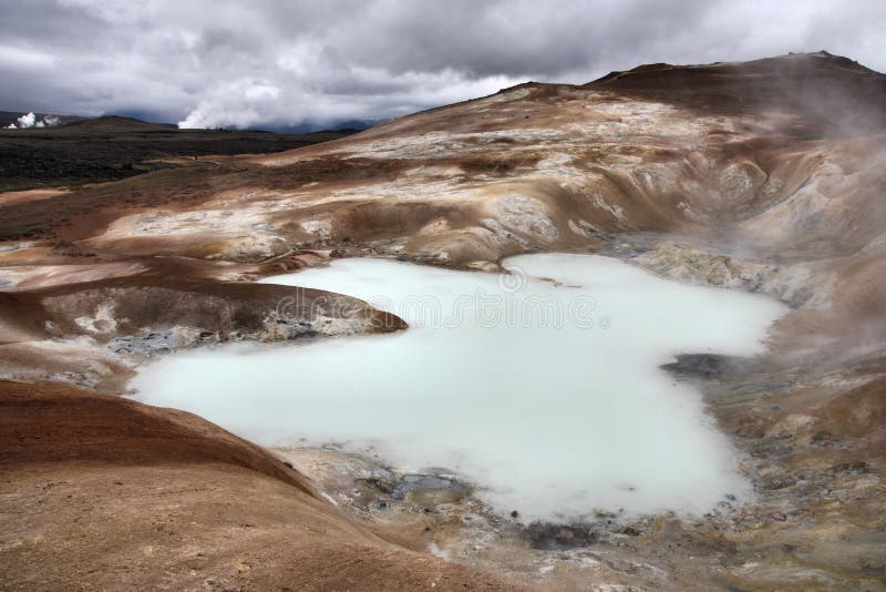 Krafla, Iceland stock image. Image of scenery, sulphuric - 16990145
