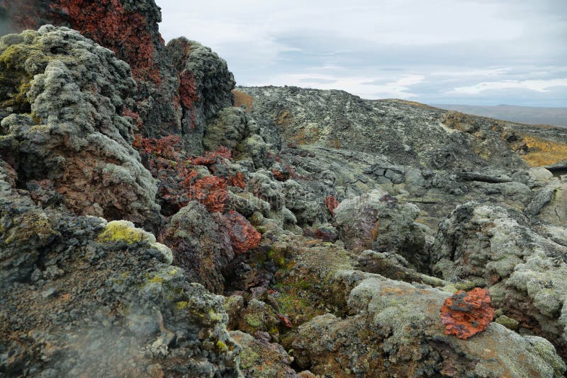 Krafla volcanic area stock photo. Image of stone, iceland - 49274762