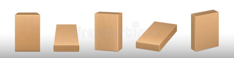 Kraft Box Template Stock Illustrations – 2,556 Kraft Box Template Stock ...