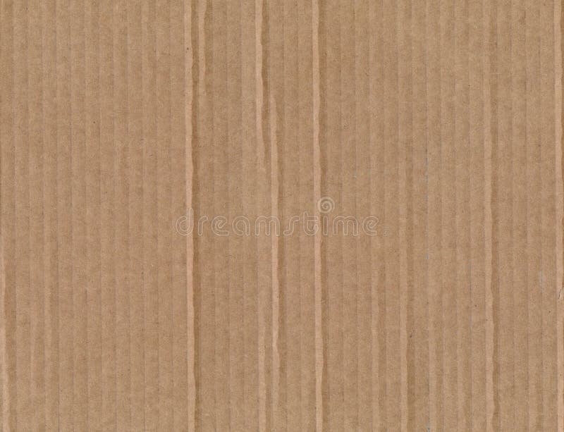 Kraft Corrugated Cardboard Scanned in High Resolution Stock Photo ...