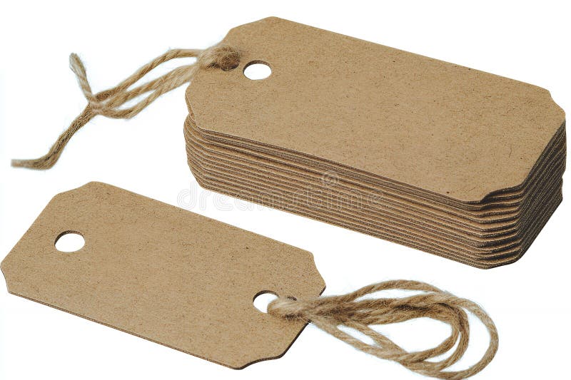 Kraft Paper Gift Tags with Jute Twine String Ideal for Handmade Crafts ...