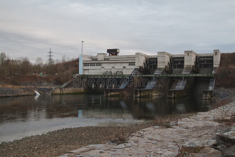 Kraftwerk Traun-Pucking editorial photography. Image of austria - 83221772