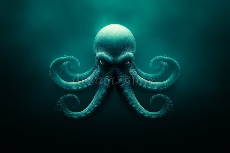 Kraken Deep Under the Water Stock Image - Image of giant, water: 336443789