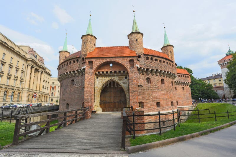 Krakow Historical Fortification Stock Photo - Image of historical ...