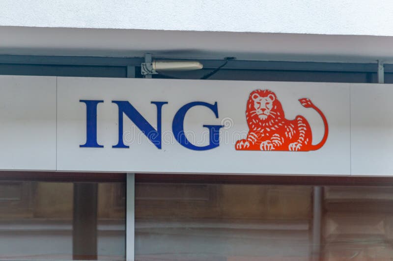 Logo of ING Bank editorial image. Image of investment - 397065615