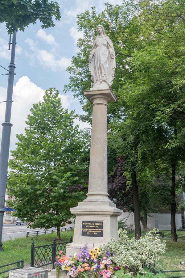 The Statue of Our Lady of the Immaculate Conception Editorial Photo ...