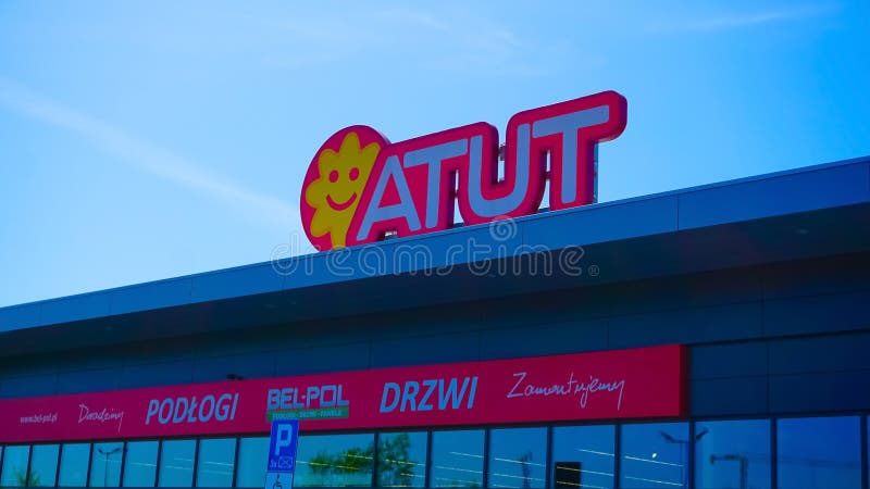 Krakow, Poland - May 21, 2023: Atut Shopping Mall at Krakow, Poland ...