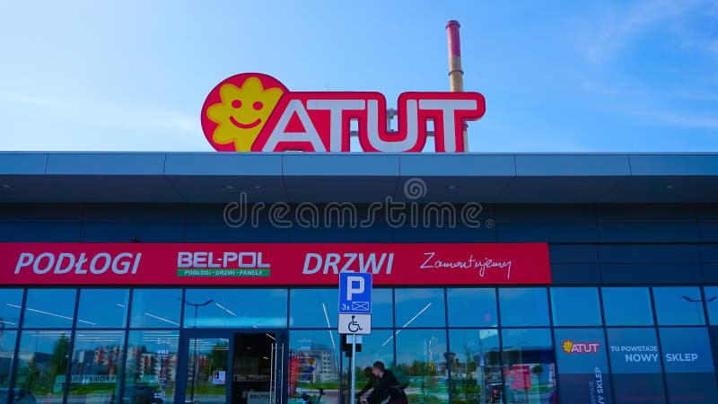 Krakow, Poland - May 21, 2023: Atut Shopping Mall at Krakow, Poland ...