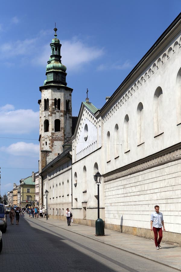 Krakow, Poland. the Monastery Wall Editorial Stock Photo - Image of ...