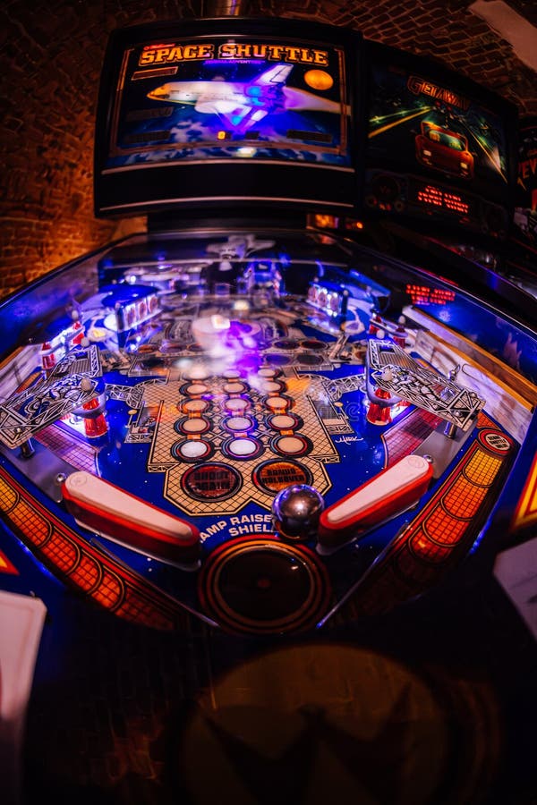 Krakow, Poland - November 17, 2023: "Space Shuttle" Pinball Machine in ...