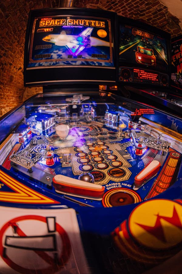 Krakow, Poland - November 17, 2023: "Space Shuttle" Pinball Machine in ...