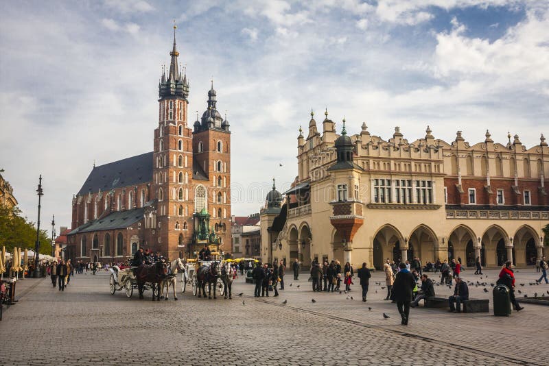 Krakow in Poland editorial photo. Image of famous, market - 48531076