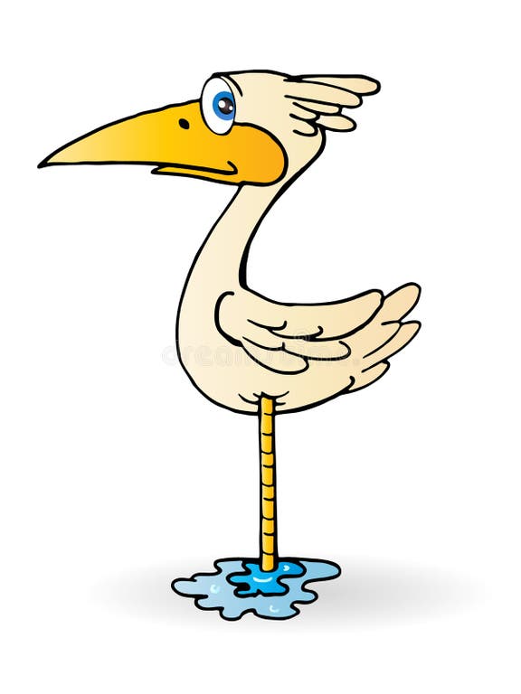 Kran stock abbildung. Illustration von kran, schnabel - 14344609