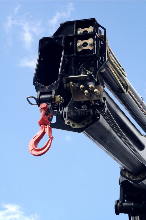 Hydraulischer Greifer-Kran stockbild. Bild von heber - 32964345