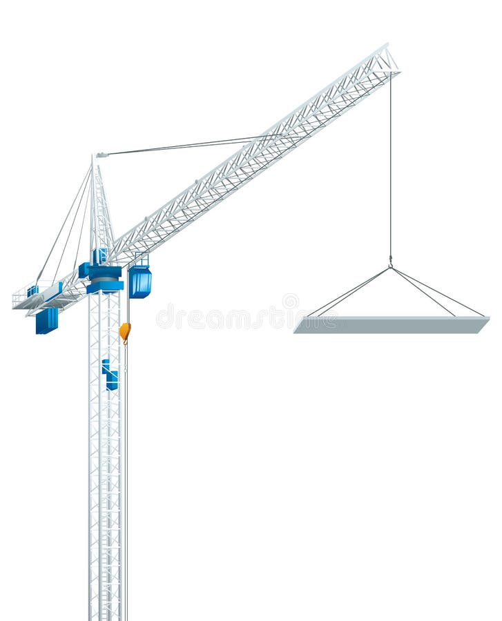 Kran vektor abbildung. Illustration von hoch, abbildung - 9103311